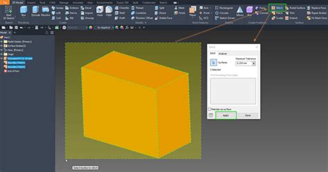 Solved Surface To Solid Autodesk Community