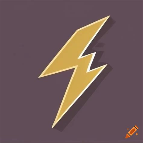 Restaurant Logo With Lightning Bolt Symbol