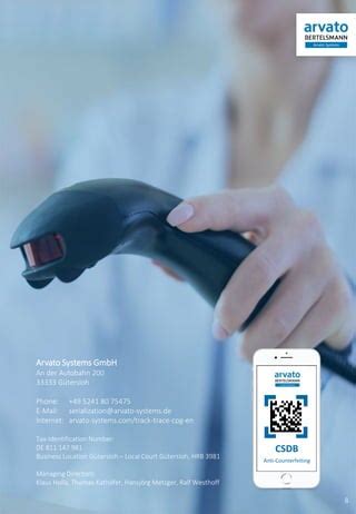 Anti Counterfeit Solution With Arvato PDF