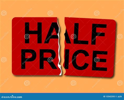 Half Price Sticker Vector Stock Vector Illustration Of Element 12542293