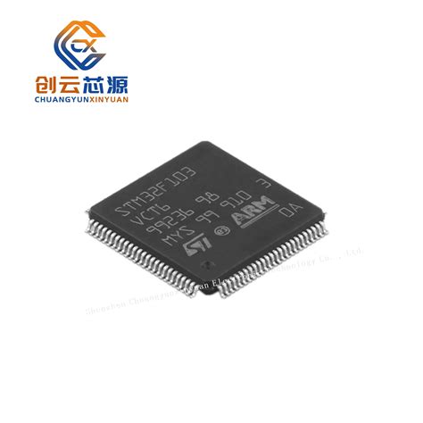Original Novo Stm32f103vct6 Stm32f103vc Stm32f103 Lqfp100 32 Bits Microcontrolador 256k Flash