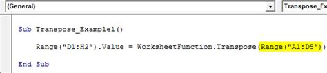 Vba Transpose Step By Step Top 2 Methods To Transpose In Vba
