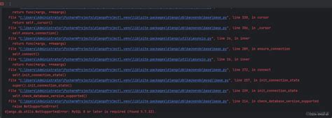 Djangodbutilsnotsupportederror Mysql 8 Or Later Is Required Found