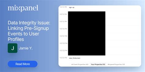 Data Integrity Issue Linking Pre Signup Events To User Profiles