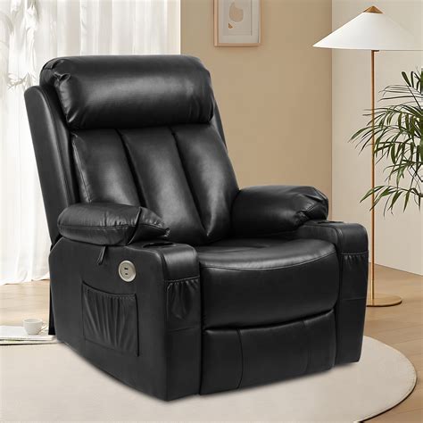 Dextrus Power Lift Recliner Chair With Extended Footrest Faux Leather