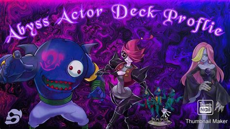Yu Gi Oh Abyss Actor Deck Profile April Ygopro Youtube
