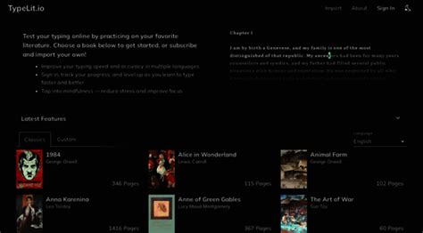 Practice Typing By Retyping En Type Lit