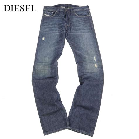 Diesel ディーゼル 【safado 0rp13】 ダメージ加工★ スリム ストレート デニム パンツ ジーンズ Sz30 メンズ