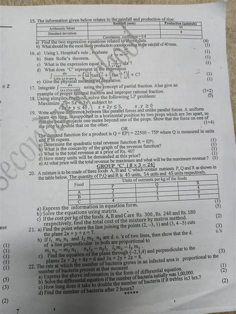 Class 12 Maths Model Questions Collection New Model
