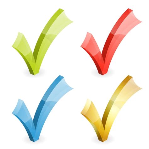 Premium Vector Check Marks