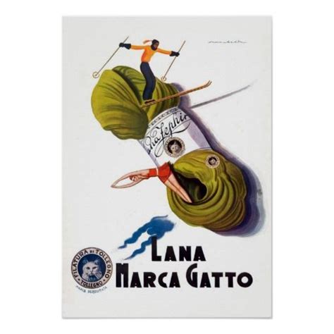 Vintage Wool Advertising Italian Poster Vintage Advertising Posters