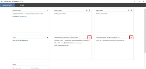 How To Manage Connections Codetwo Office 365 Migration Users Manual
