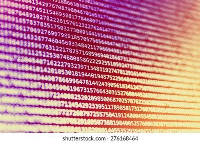 Software Developer Screen Background Source Code Stock Photo