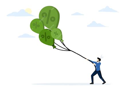 Premium Vector Vector Illustration Of Stop Inflation Concept With