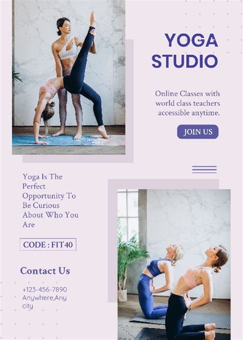 Free Ai Yoga Flyer Maker Online Lightx