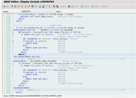 Sap Abap 如何实时传输物料主数据，供应商主数据，工单，采购订单等信息给外部系统 隐式增强。sap 物料主数据保存增强 Csdn博客
