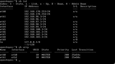 configure vrrp based high availability for vyos router