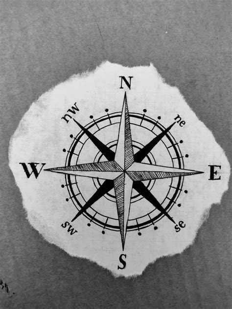 Wind Compass Tattoo