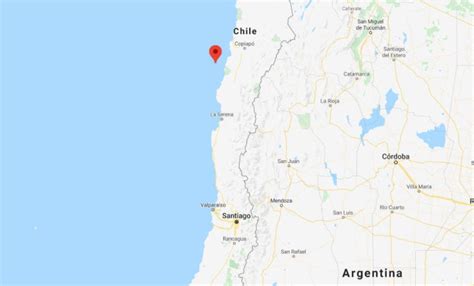 Earthquake Hits Off Northern Chile — Optimum Seismic