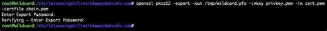 How To Create A PFX File Using OpenSSL OpenTechTips