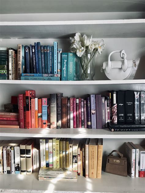 Color Coded Bookcase Color Coding Bookcase Coding