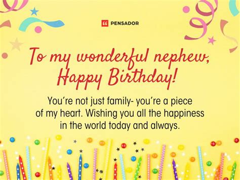 50 Birthday Wishes For Nephew To Make Their Day Extra Special Pensador