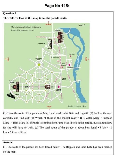 Download Ncert Solutions For Class 5 Maths Chapter 8 Mapping Your Way
