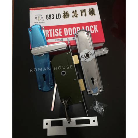 Jual Kunci Pintu Anchor 693 Ld Jangkar Mortise Door Lock Besar Gagang