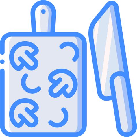 Cutting Board Basic Miscellany Blue Icon