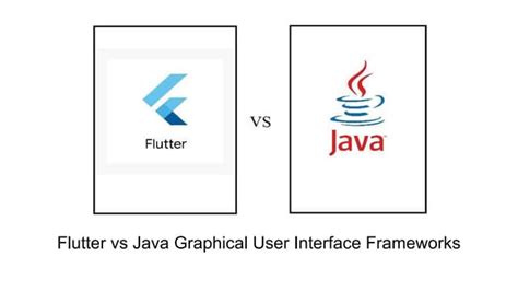 Flutter Vs Java Graphical User Interface Frameworks Pptx Ppt