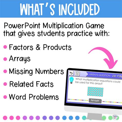 Multiplication Game Show Multiplication Math Jeopardy Style Game