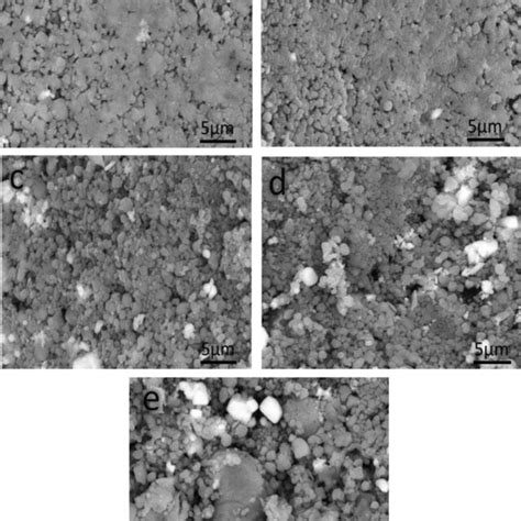 Sem Micrographs Of All Sintered Nanocomposites Samples Download