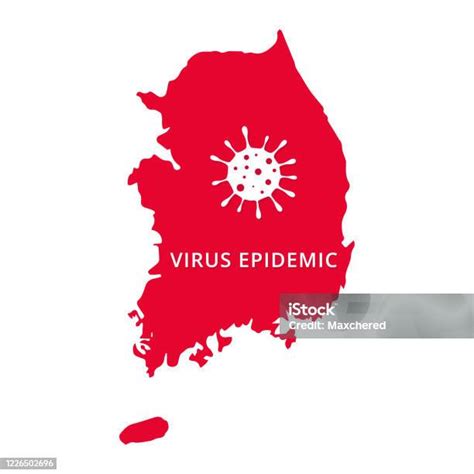 아시아의 한국 바이러스 전염병 국가 아시아지도 일러스트 흰색 배경에 고립 된 벡터 0명에 대한 스톡 벡터 아트 및 기타 이미지