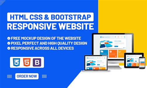 Develop Html Css Bootstrap Responsive Websites By Ehtisham88 Fiverr