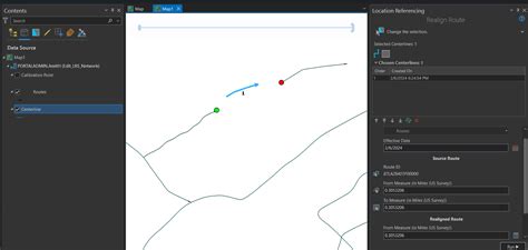 Solved Location Referencing Tools Dont Show Centerline D Esri