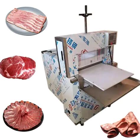Industrial Beef Tripe Cutting Automatic Bacon Slicing Machine Meat Slicer Machine For Home Goat