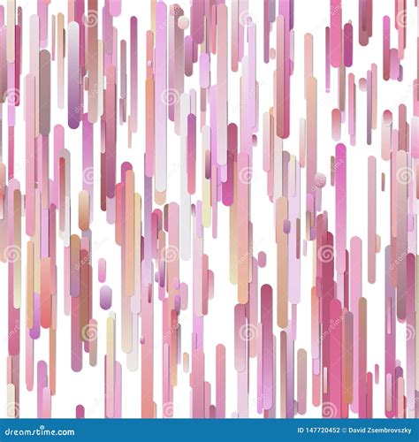 Pink Abstract Repeating Vertical Gradient Rounded Stripe Background Pattern Stock Vector