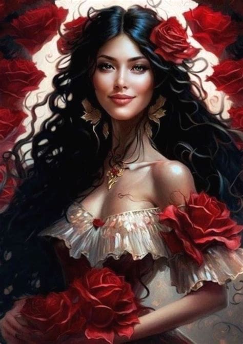 Fantasy Art Women Beautiful Fantasy Art Beautiful Paintings Pretty