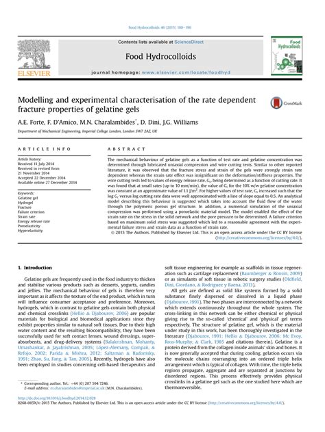 Pdf Modelling And Experimental Characterisation Of The Rate Dependent