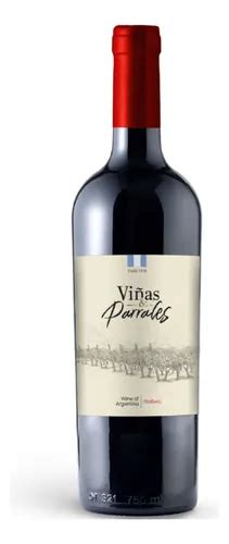 Vino Malbec Viñas Parrales 750ml Mercadolibre