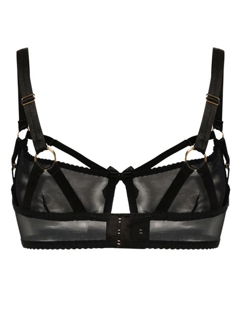 Bordelle Bondage Belle Mesh Bra Black Farfetch