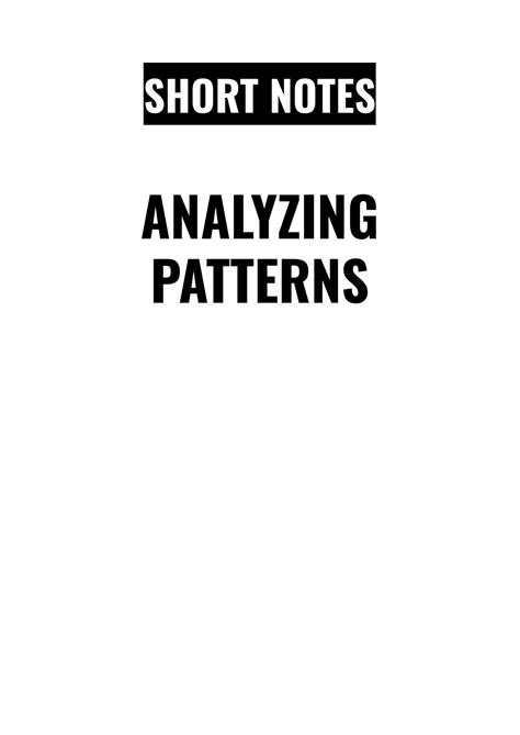SOLUTION Logical Reasoning Analyzing Patterns Studypool
