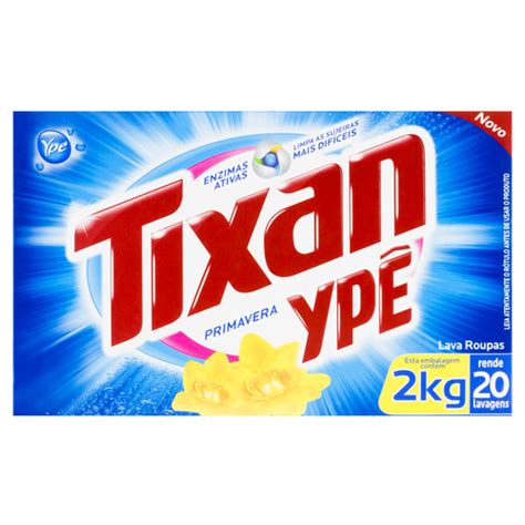 Lava Roupas Em Pó Primavera Tixan Ypê 2kg