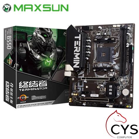 MAXSUN B550M TERMINATOR MICRO ATX MOTHERBOARD | Shopee Malaysia
