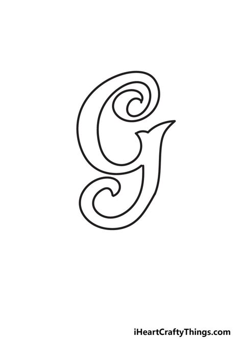 Fancy Letter G Draw Your Own Fancy Letter G In 6 Easy Steps