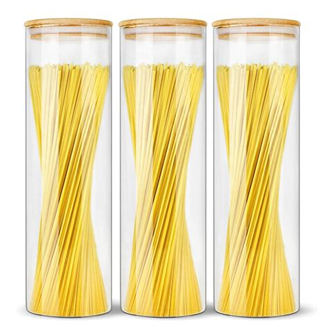 Glass Jars With Bamboo Lids Ecoevo Glass Food Storage Containers