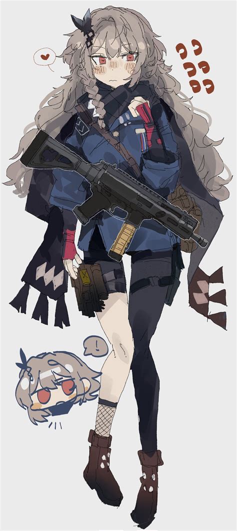 Odmised Sp9 Girls Frontline Girls Frontline Light Brown Hair