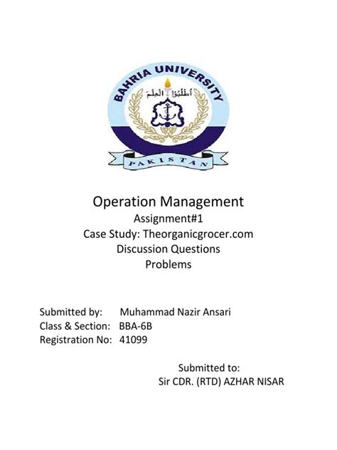 Opm Assignment No 1 Pdf Online Shopping Brick And Mortar