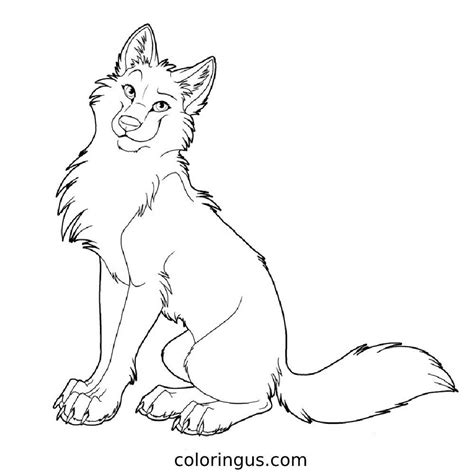 Wolf Coloring Pages Free Printable Pdf