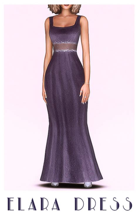 Starry Night Set ⭐🌙 Kamiiri Sims 4 Dresses Fancy Dresses Long